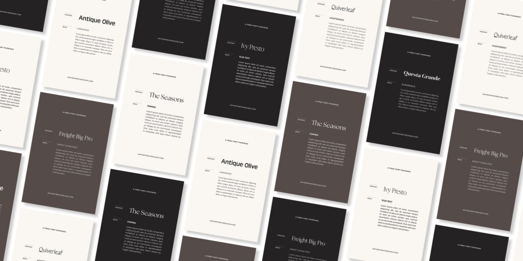 6 Polished and Minimalist Font Pairings (and they are FREE ...