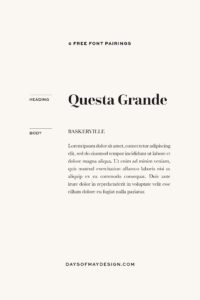 6 Polished and Minimalist Font Pairings (and they are FREE ...