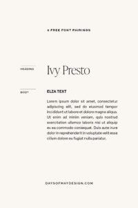 6 Polished and Minimalist Font Pairings (and they are FREE ...